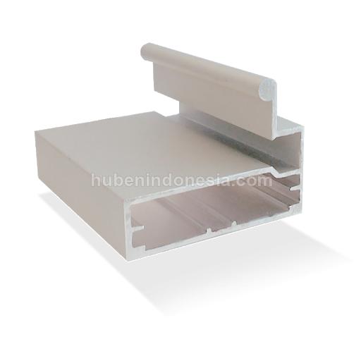 Jual PROFIL FRAME HANDLE ALUMINIUM HUBEN FHD 128 - Mirror - Kota ...