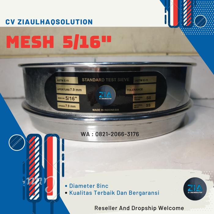 Jual Saringan Sieve Ukuran Mesh 5/16" Opening 7.9mm - Kota Bandung - CV ...