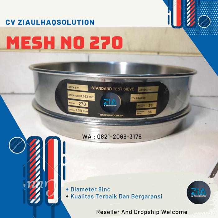 Jual Saringan Sieve Ukuran No 270 Opening 0.053mm - Kota Bandung - CV ...