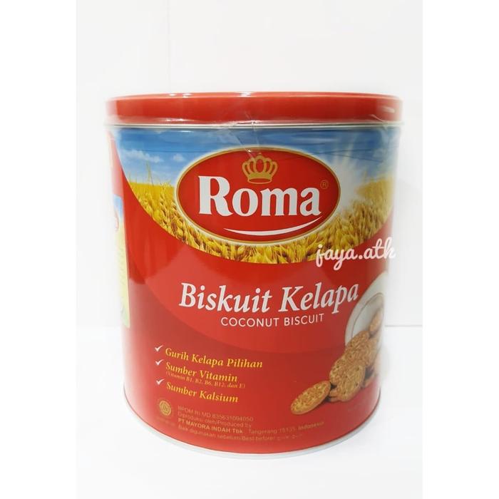 Jual BISKUIT ROMA KELAPA KALENG 450 GRAM KUE KELAPA ROMA KALENG ENAK ...