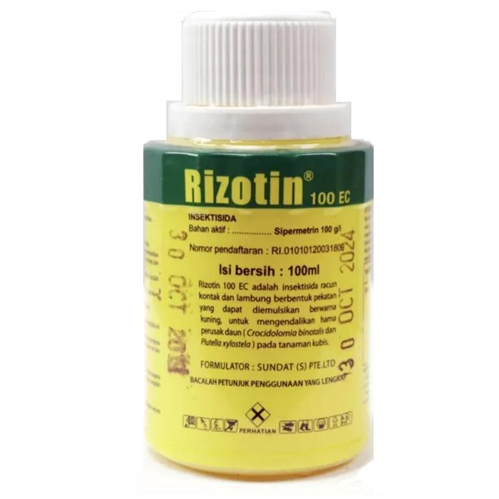 Jual RIZOTIN 100EC Insektisida Pembasmi Hama Perusak Daun 100ml - Kota ...