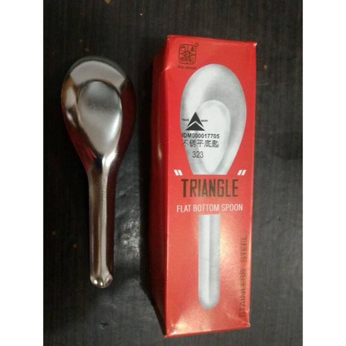 Jual Sendok Bebek / Kembang Tahu Stainless Steel Triangle 323 - 1 Lusin ...
