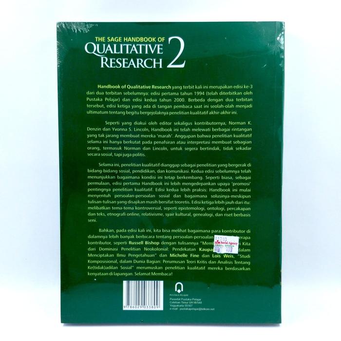 Jual The Sage Handbook Of Qualitative Research 2 - Norman K. Denzin Di ...