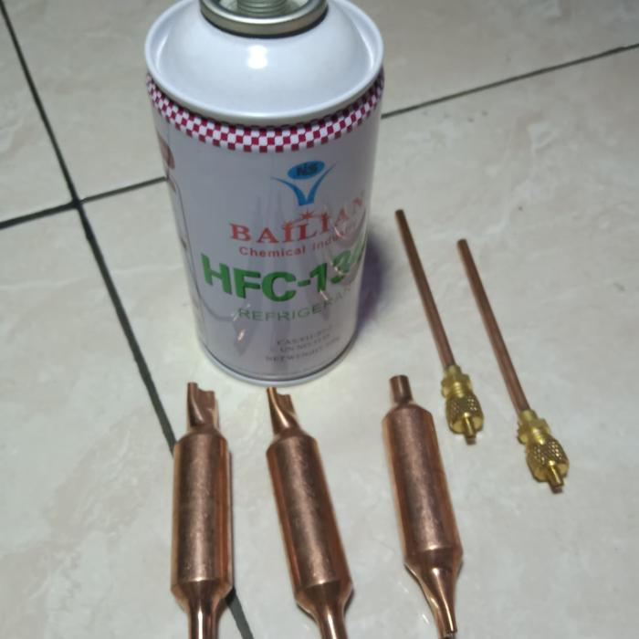 Jual PAKET FREON R134a BAILIAN FILTER KOSONG PENTIL PENGISIAN - Kab ...