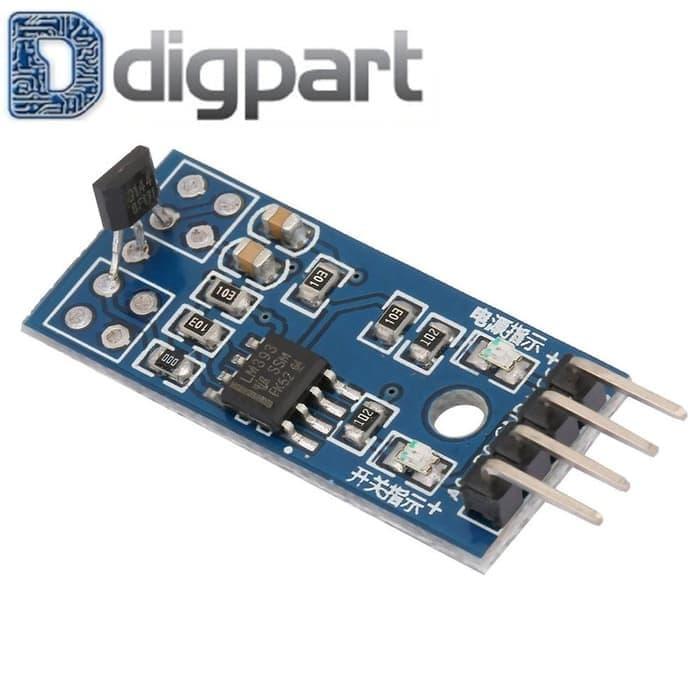 Jual Hall Sensor Motor Speed Measurement Module 3144E Single Open ...