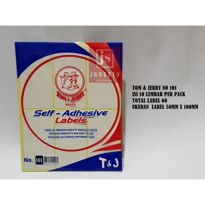 Jual Label Tom N Jerry NO.101 - Jakarta Barat - Janetto.Stationary ...