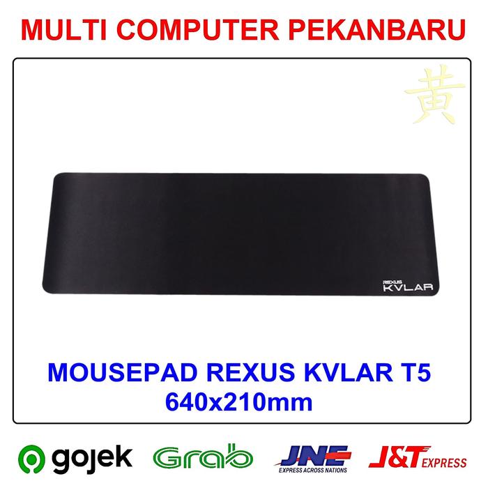 Jual Rexus T5 KVLAR Gaming Mousepad - 640x210mm large size - Rexus T 5 ...