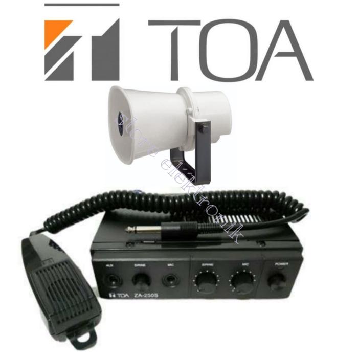 Jual Paket Amplifier Mobil Toa ZA250S And ZH610S Original Toa Galva ...