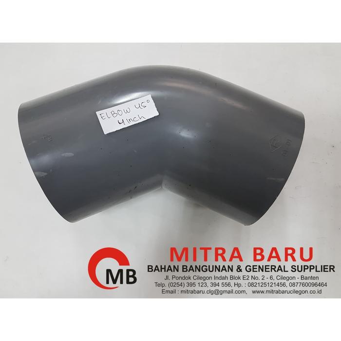Jual KNEE PVC 45 DERAJAT RUCIKA AW 4 INCI / ELBOW PVC 45 DERAJAT 4" INCH - Kota Cilegon - Mitra ...