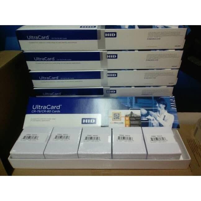 Jual Kartu PVC Blank Id Card Ultracard HID Noco CR 80 isi 500 pcs ...