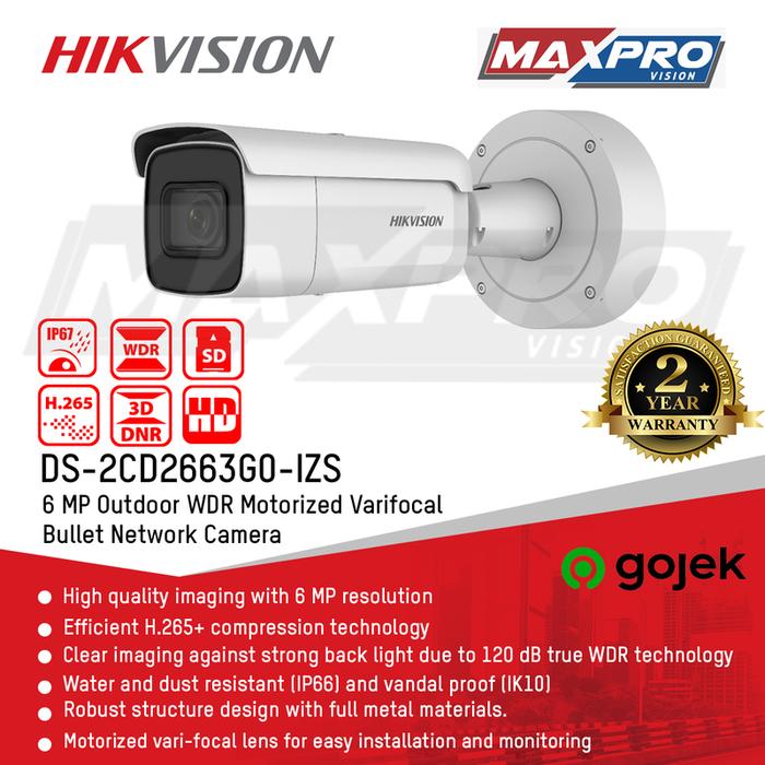 Jual HIKVISION DS-2CD2663G0-IZS - 6MP MOTORIZED VF EXIR BULLET IP CAMERA - Jakarta Barat ...