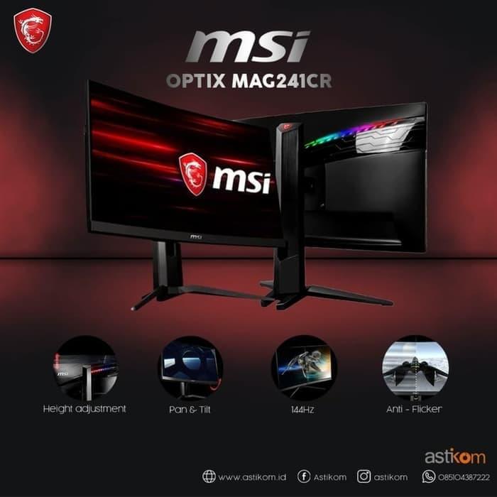 Jual MSI Optix MAG241CR 24inch 144Hz Mystic Light RGB Curved Gaming ...