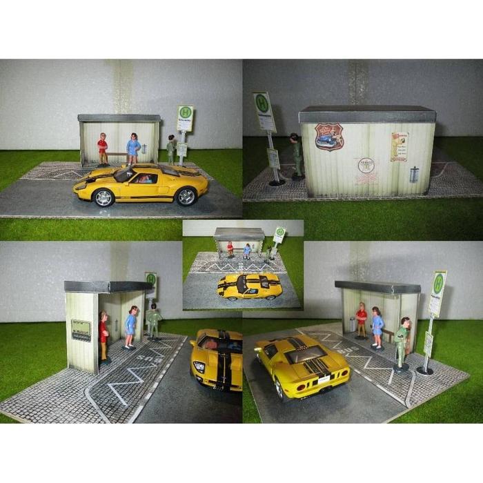 Jual DIY Papercraft Pola Diorama Halte - Kota Bandung - dearbestshop ...