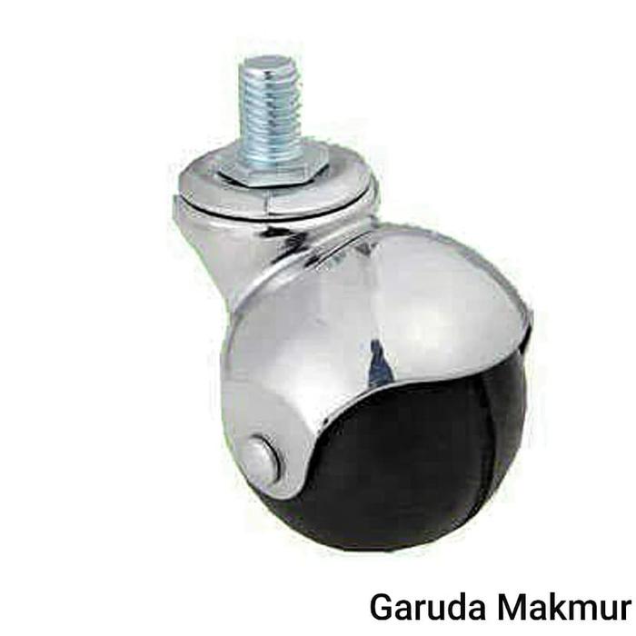Jual roda bulat karet roda bola roda sofa roda ranjang roda furniture ...