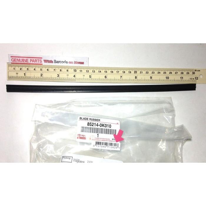 Jual Rubber, Rear Wiper, 85214-0K010, ORI TOYOTA FORTUNER - Jakarta ...