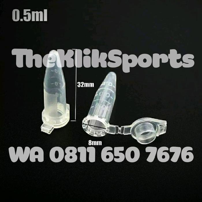 Jual Plastic Tube Vial Tabung Plastik Botol 0.5ml Sampel - Kota Medan ...