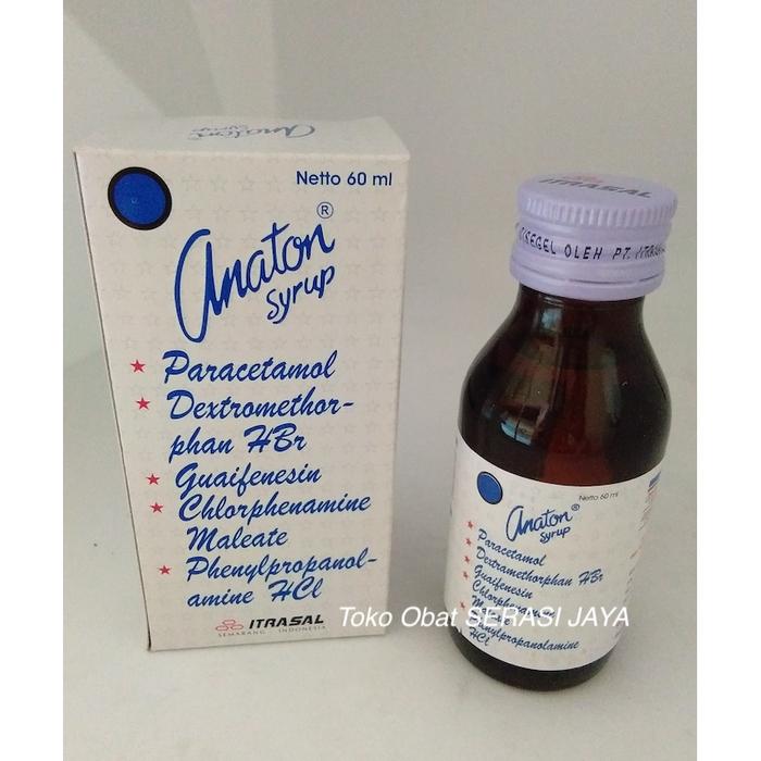 Jual Anaton Syrup 60 ml Obat Batuk Sirup Flu Pilek Demam Bersin PT ...