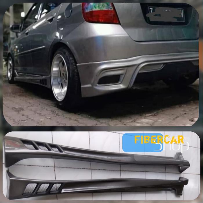 Jual sideskirt side samping Bodykit add-on Jazz GD3 vtec idsi cat dasar ...