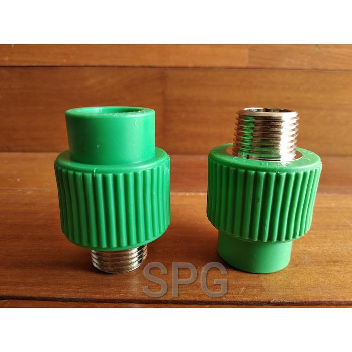 Jual Sock Sok Drat Luar PPR 1/2 inch Male Thread Adaptor SDL Fitting ...