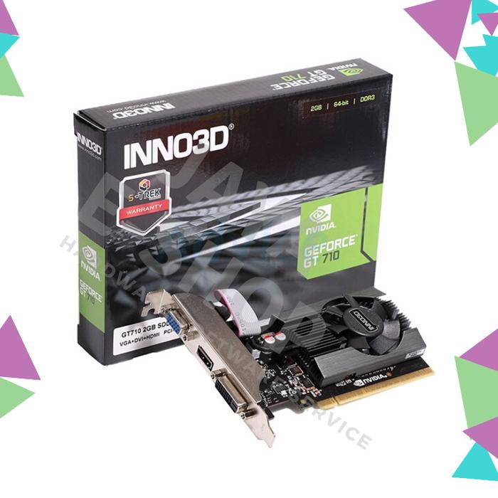 INNO3D GeForce GT 710, 2GB DDR3, VGA, DVI, HDMI