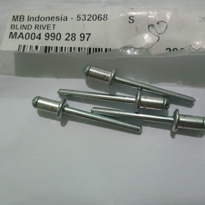 Jual Paku rivet Pintu Mercedes Benz original / Blind Rivet Mercedes ...