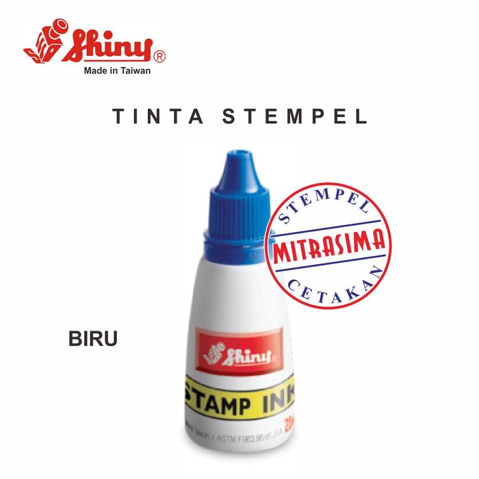 Jual Tinta stempel berkualitas Merk Shiny - Biru - Jakarta Barat ...