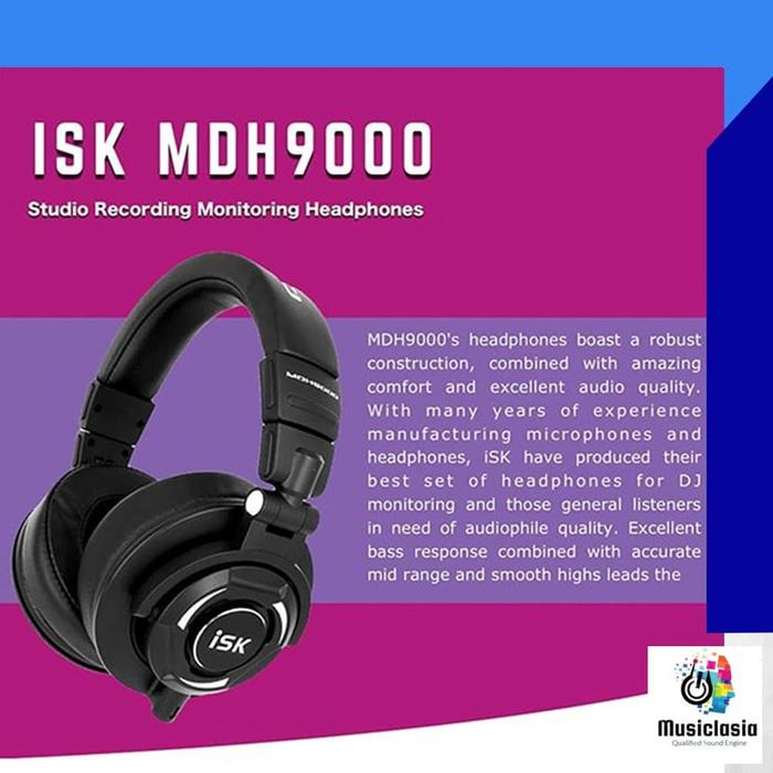 Jual Professional Studio Monitoring Headphone ISK MDH 9000 - MDH9000 - Kota Bekasi - Musiclasia ...