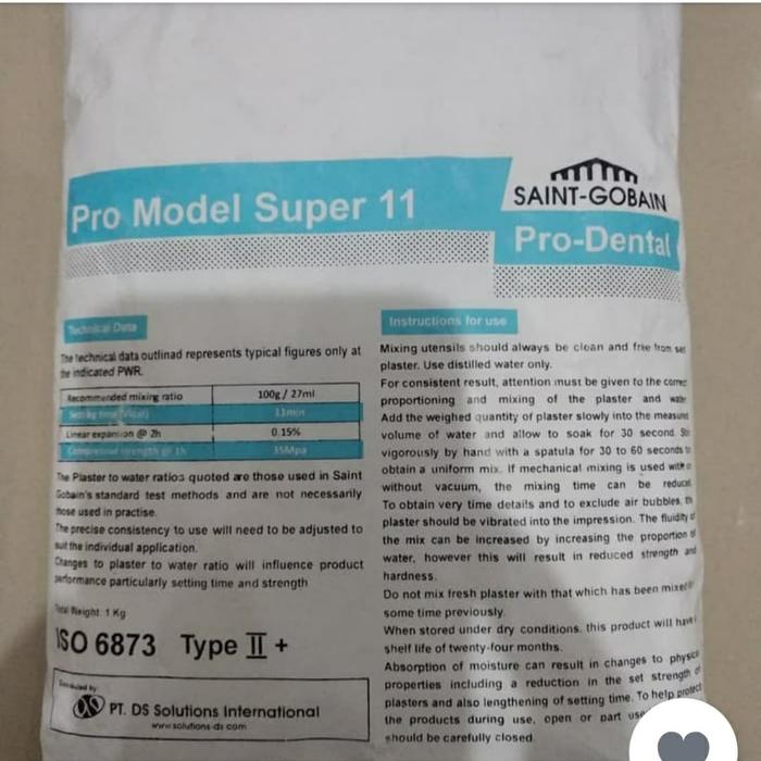 Jual Dental GIPS STONE Moldano Pro Base Biru type II - Kota Tasikmalaya ...