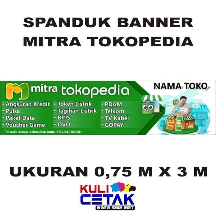 Jual BANNER SPANDUK MITRA TOKOPEDIA 75 CM X 300 CM - Kab. Trenggalek ...
