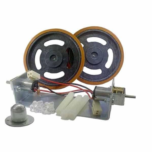 Jual Motor DC Metal Gear 5V 62 rpm dan Roda Set DT-ROBOT - Kota ...