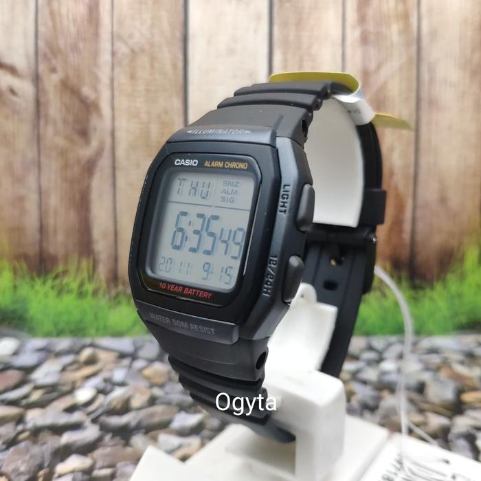 Jual Casio Digital Jam Tangan Pria Karet Hitam W-96H-1B Original - Jakarta Pusat - Ogyta Shop ...