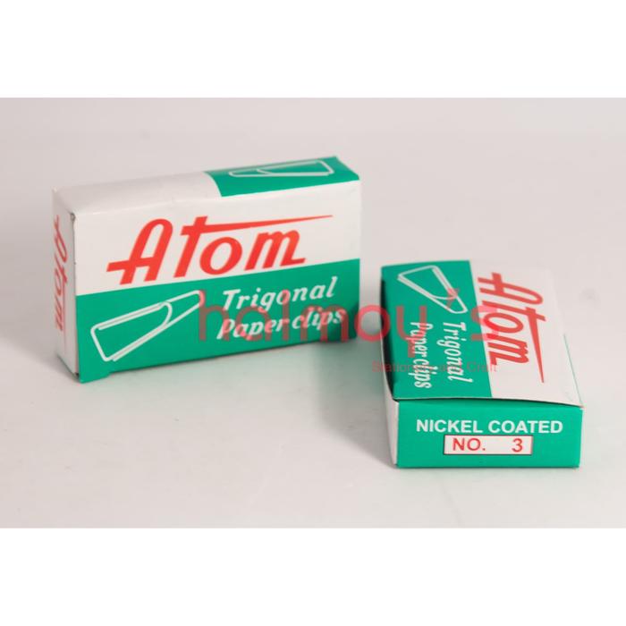 Jual TRIGONAL PAPER CLIP / PENJEPIT KERTAS ATOM NO. 3 - Kota Medan ...