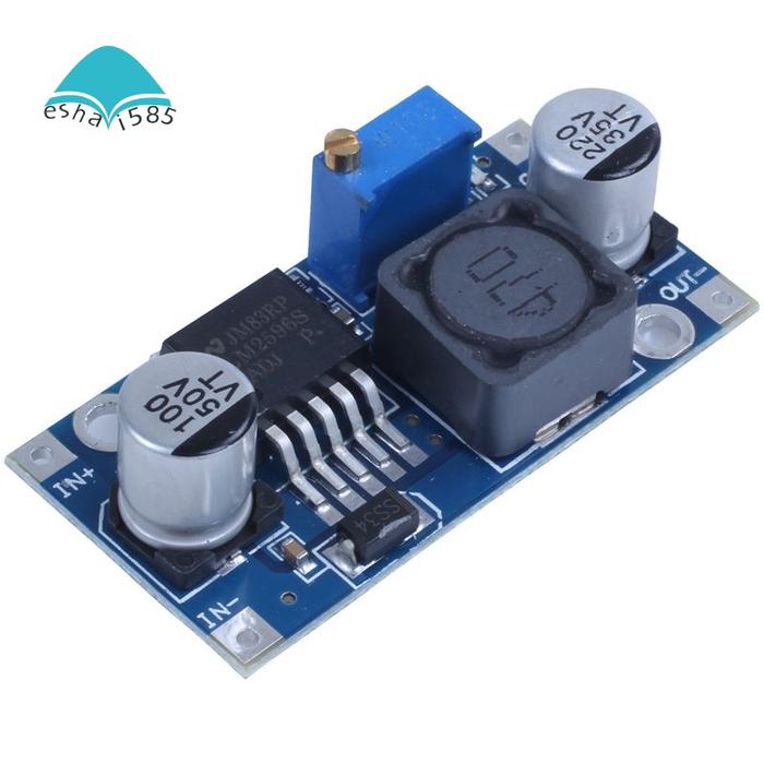 Jual 2Pcs LM2596 Modul Power Converter Step Down DC-DC Step Down ...