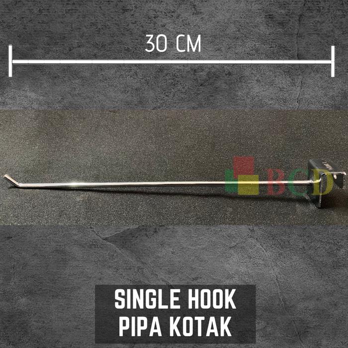 Jual Single Hook 30 cm Pipa Kotak / Cantolan Pipa Kotak - Kota Bandung ...