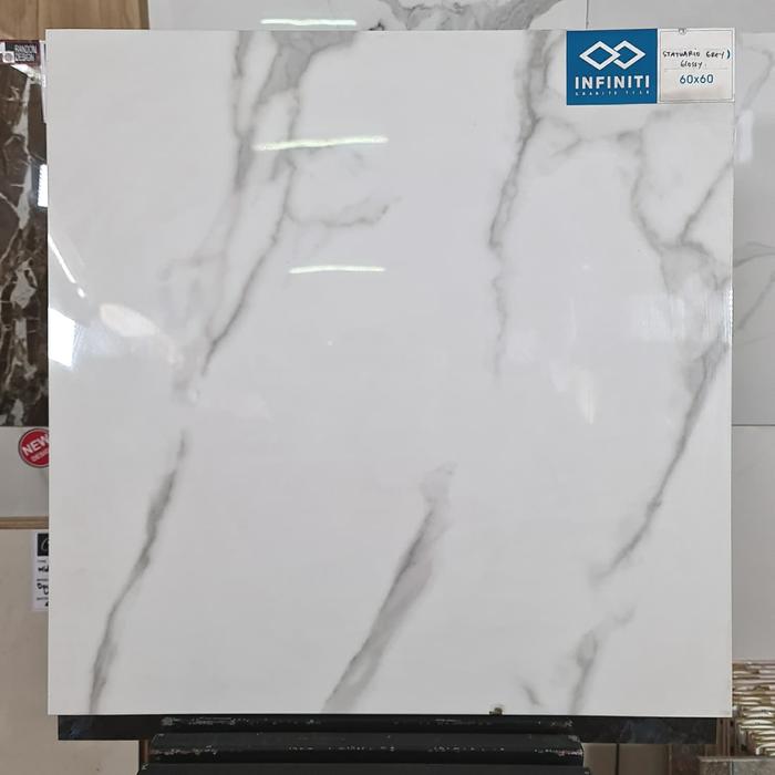 Jual Infiniti Granit Tile Statuario Grey 60x60 cm Kw 1 - Jakarta Pusat ...