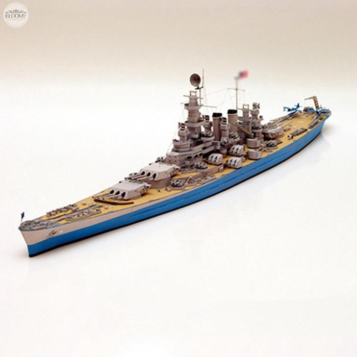 Jual Battleship Model Collection 1:400 Paper Craft Ship Model DIY ...