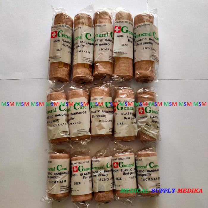 Jual Elastic Bandage / Perban Coklat Elastis No. 3 - General Care ...