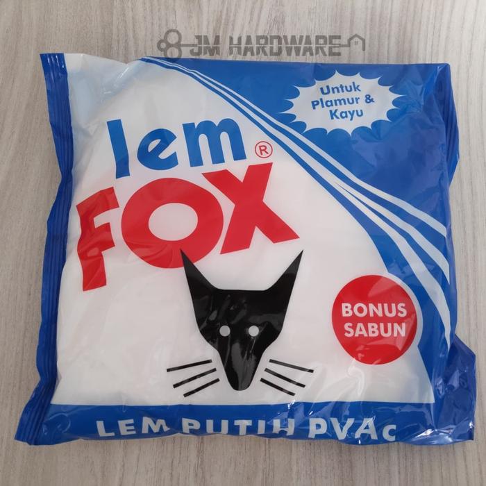 Jual Lem putih Fox biru 600gr biru slime / kertas / kayu - Jakarta ...