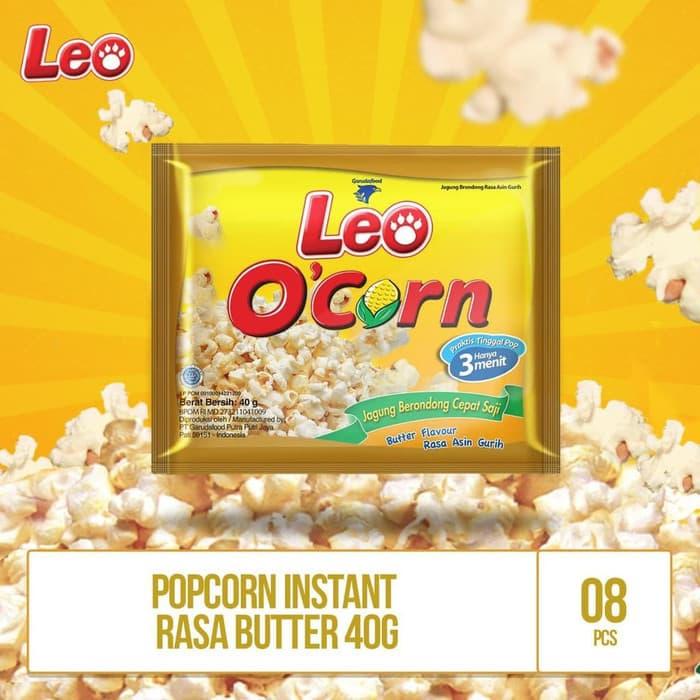 Jual Leo o'corn popcorn instan / jagung berondong siap saji 40 gr ...