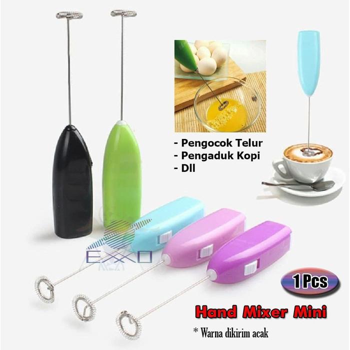 Promo Mini Mixer Hand Mixer Mini Pengocok Telur Pengocok Minuman Kopi ...