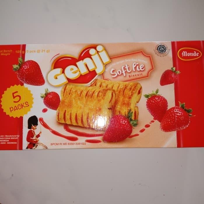 Jual Monde Genji Soft Pie Biscuit Isi 5 Packs @ 21 gram - Jakarta Utara ...