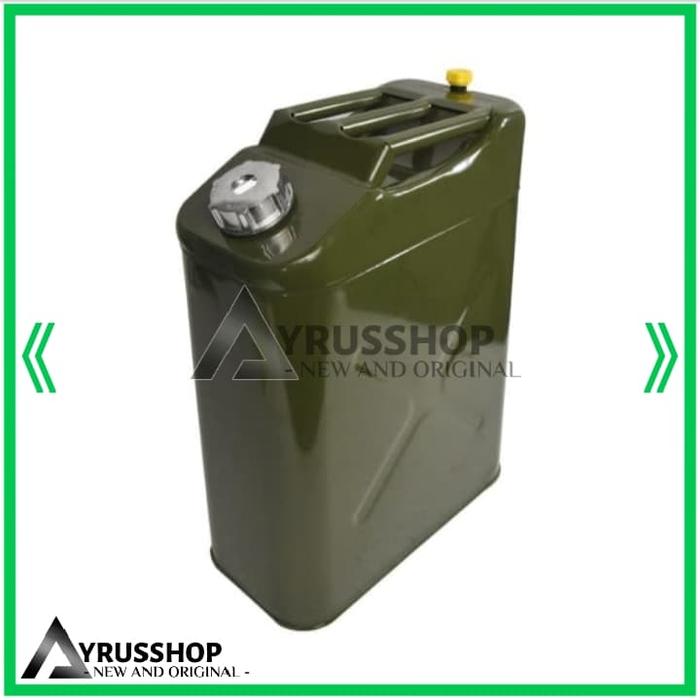 Jual Jerigen Jerry Can BBM Bensin Solar Gas 20L Metal - Bahan Bakar ...