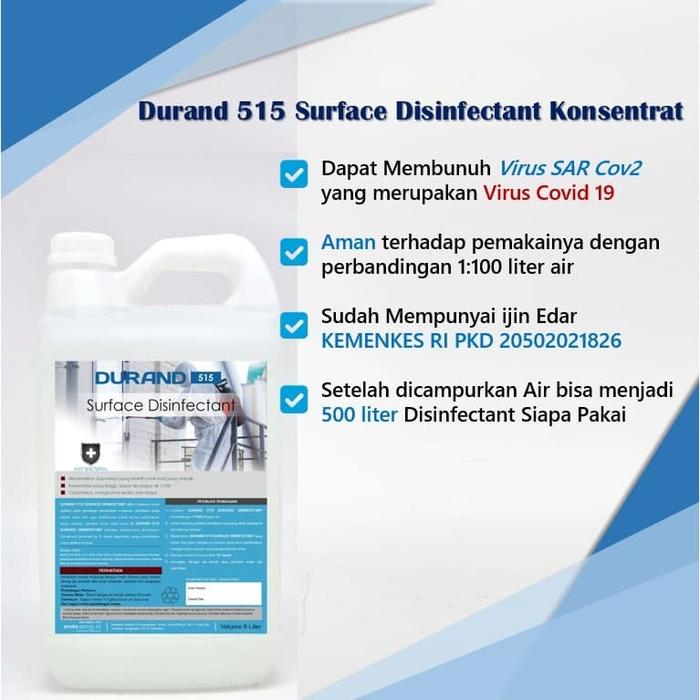 Jual Disinfektan Konsentrat 5 liter - Bisa dicampur air hingga 500 ...