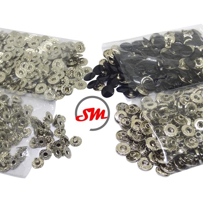Jual KANCING JEPRET JAKET 12 MM HITAM PER 50 PCS V 330 HTM - Kab ...