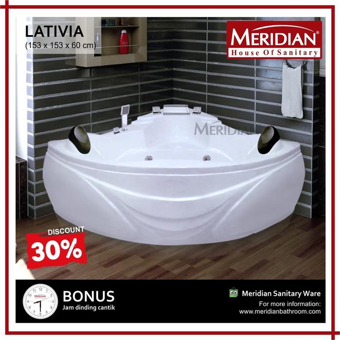 Jual Bathtub Sudut Akrilik MERIDIAN Lativia - Jakarta Barat - Meridian ...