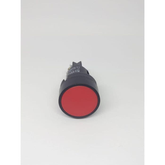 Jual Push Button Plastic Head Circular Body Red 1 NC Larkin LB2-EA42P ...