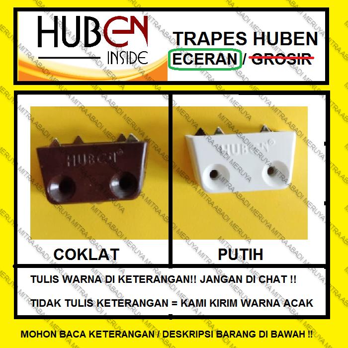 Jual Trapes HUBEN Traves Ambalan Siku Plastik - Putih - Jakarta Barat ...