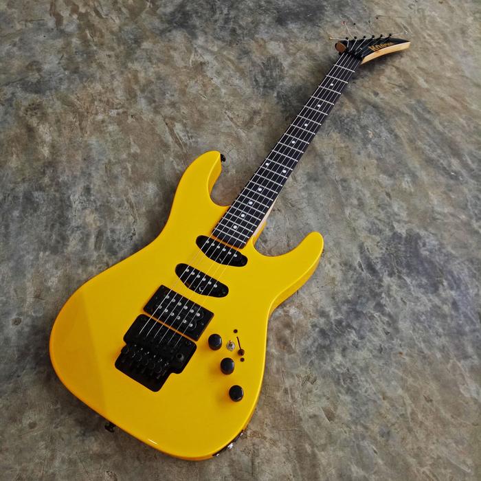 Jual Gitar elektrik Custom Kramer Custom Standart Models Kuning Tremolo ...