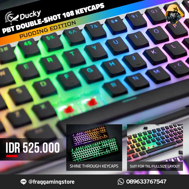 Jual Ducky Pudding PBT Doubleshot Backlit Keycaps Set - Jakarta Utara ...