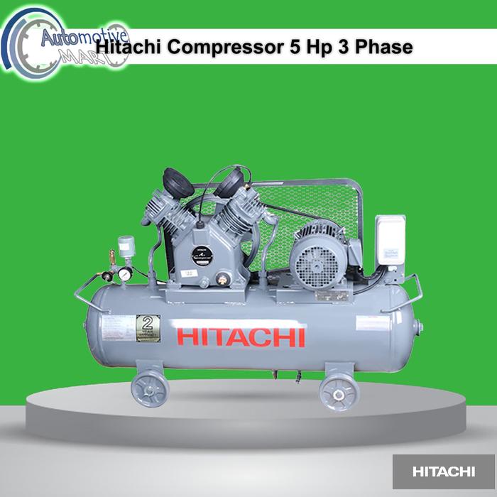 Jual Hitachi Kompresor Angin / Air Compressor 5 Hp 3Phase - Jakarta ...